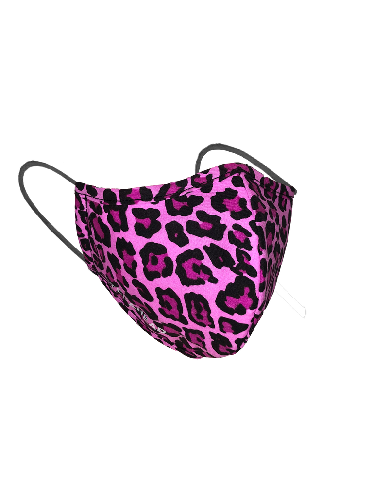 Step Ahead Reusable Face Mask Pink Leopard – StepAhead Workwear